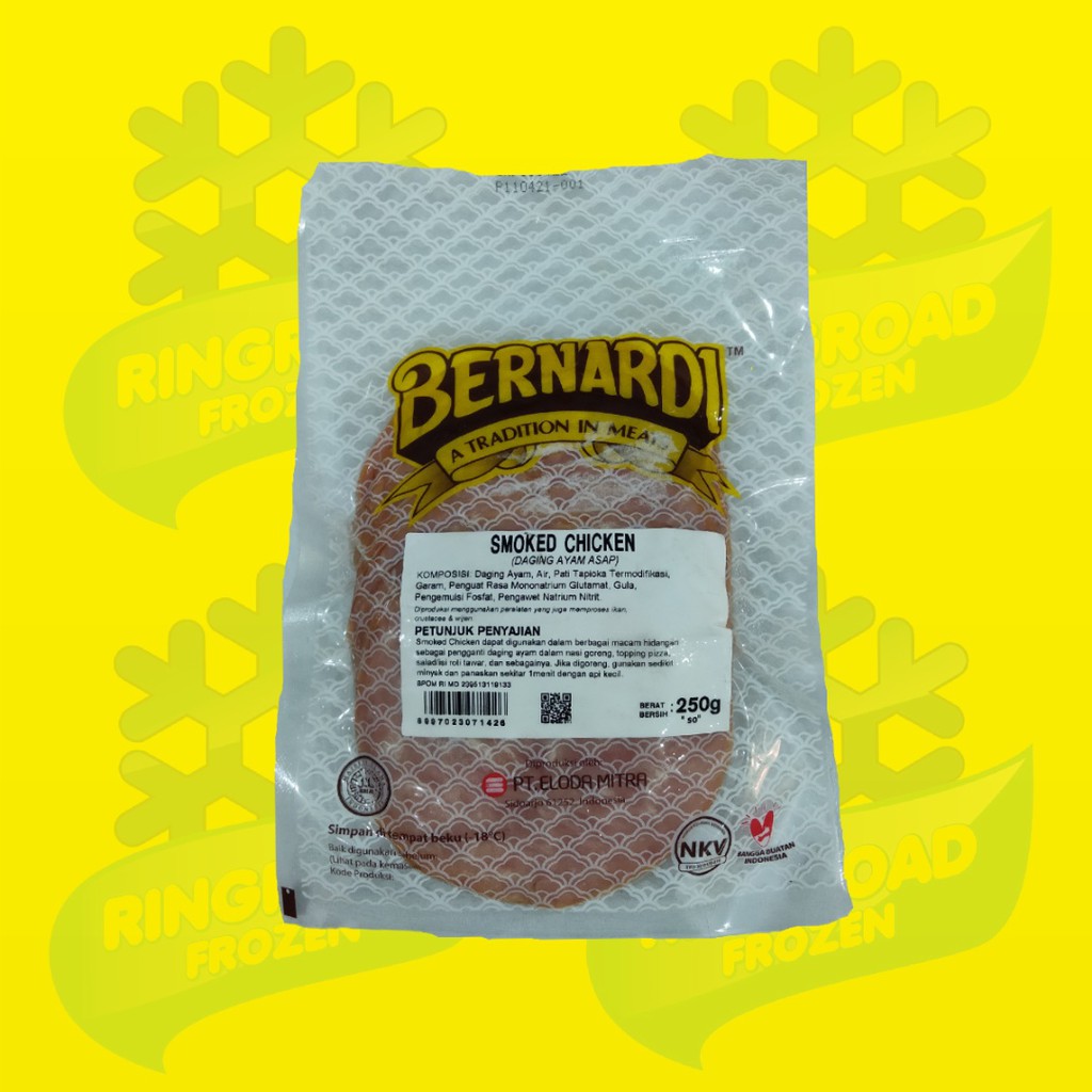 Jual BERNARDI SMOKED CHICKEN 250 GR - DAGING BURGER AYAM ASAP | Shopee ...