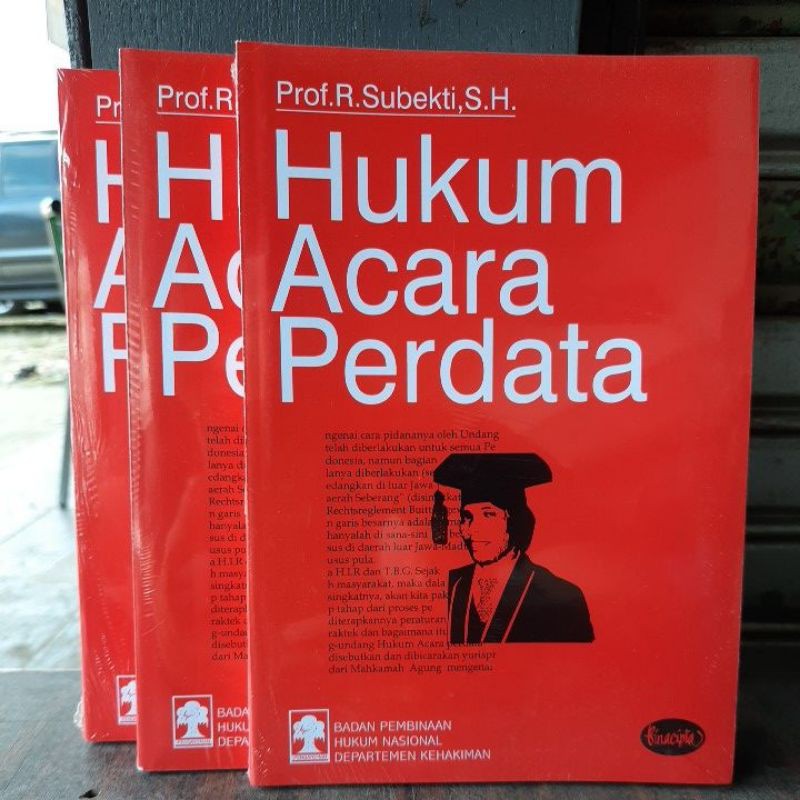 Jual BUKU HUKUM ACARA PERDATA - Prof.R.Subekti,S.H. Indonesia|Shopee ... Jual BUKU HUKUM ACARA PERDATA - Prof.R.Subekti,S.H. Indonesia|Shopee ...
