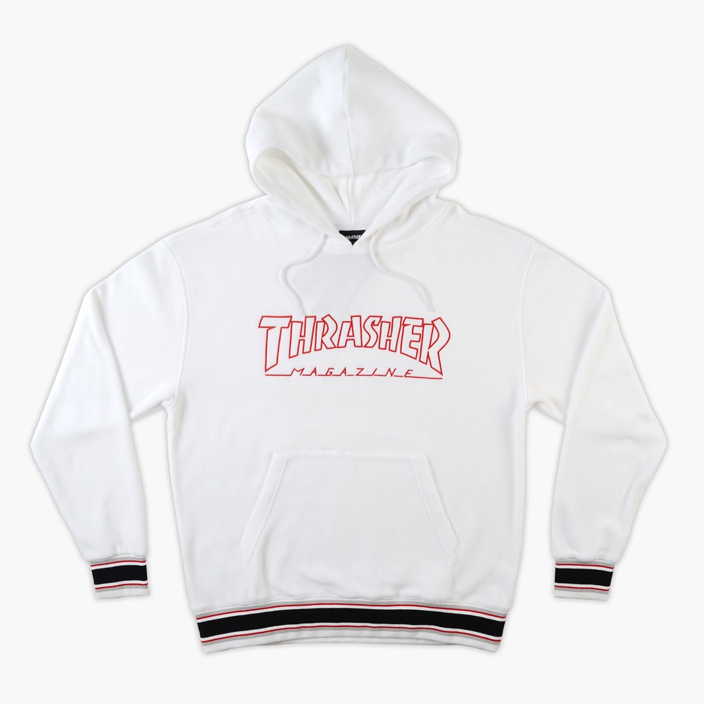 Jual THRASHER OUTLINE HOMETOWN HOODED WHITE | Shopee Indonesia