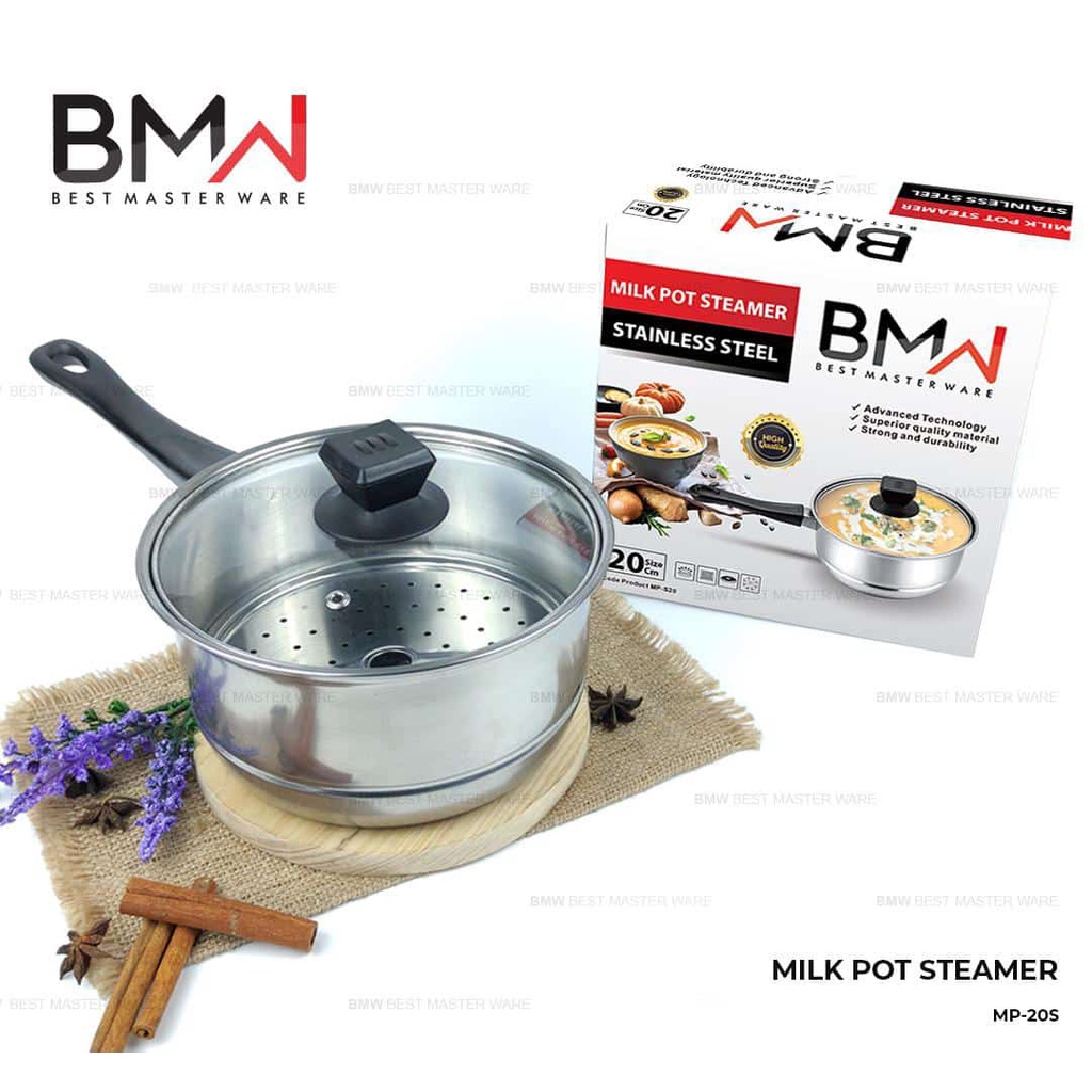 Jual Milk Pot BMW 20 Cm - Panci Steamer Kukus Serbaguna | Shopee Indonesia