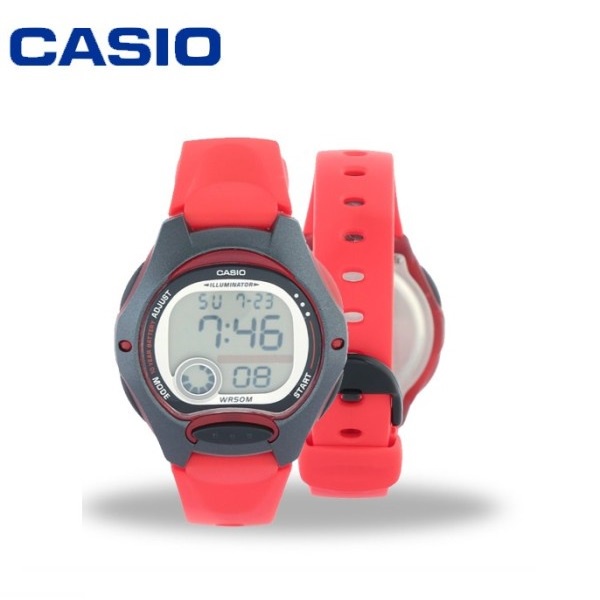 Jual CASIO ORIGINAL LW200 LW-200 LW-200-4AVDF DIGITAL WATCH JAM TANGAN WANITA / ANAK TALI KARET ...