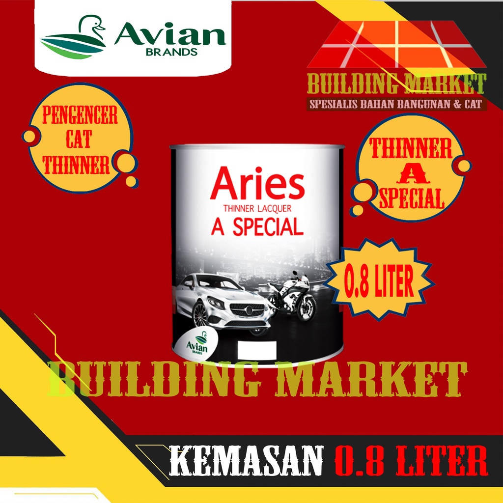 Jual PENGENCER CAT BESI KAYU DUCO TINER THINER A AVIAN ARIES SPECIAL 1 LITER Indonesia|Shopee ...