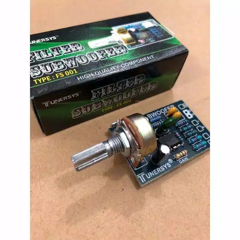 Jual KIT Filter Sub woofer 1 potensio By Tunersys | Shopee Indonesia