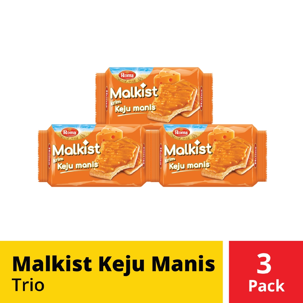 Malkist Keju Manis Trio | Shopee Indonesia