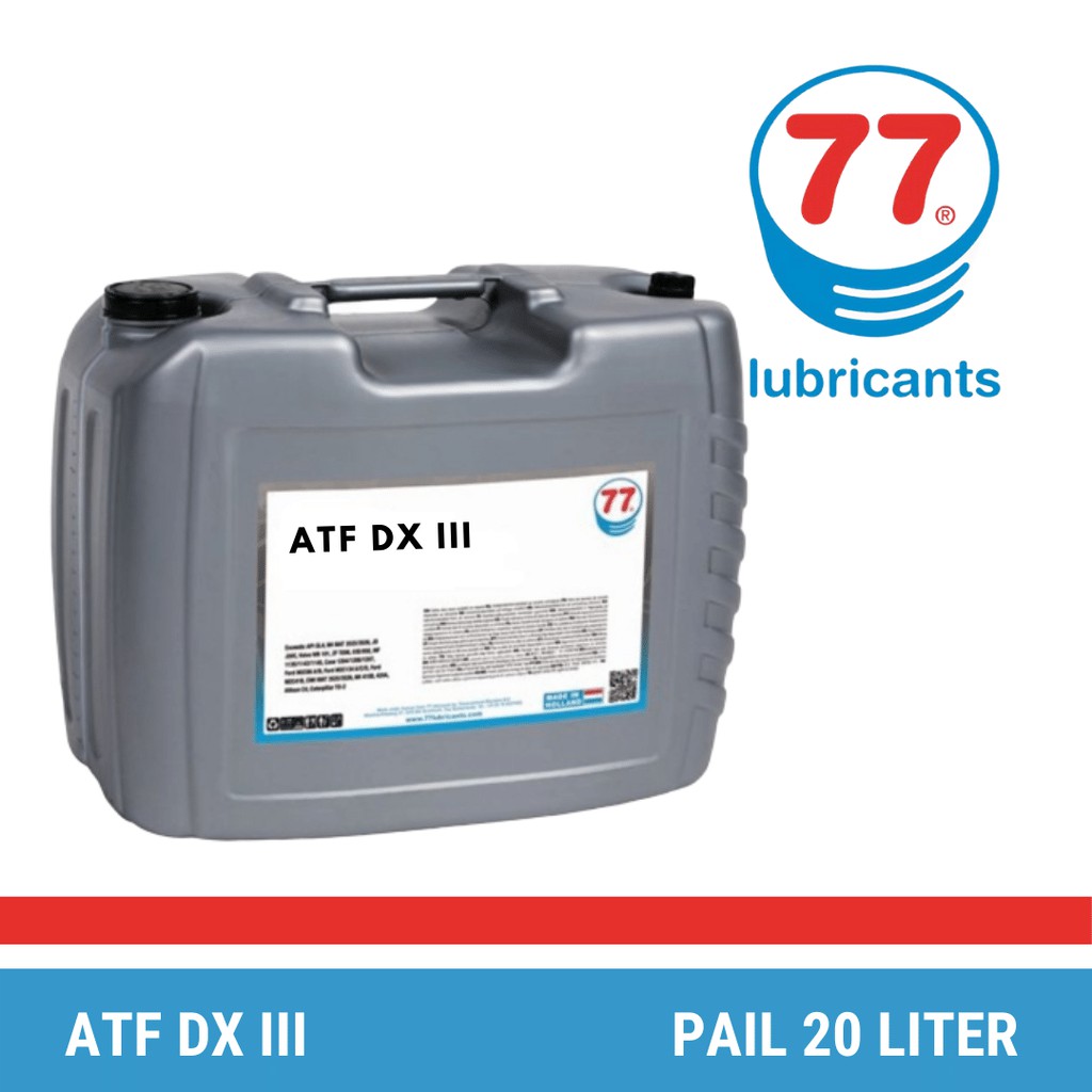 Jual ATF 77 LUBRICANTS DEXRON III / DX 3 KEMASAN PAIL ISI 20 Liter Indonesia|Shopee Indonesia