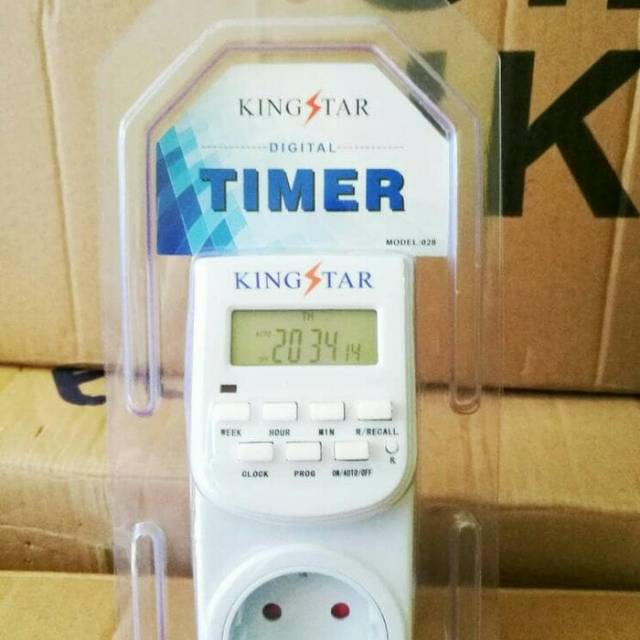 Jual Timer digital stop kontak listrik kaiser Indonesia|Shopee Indonesia