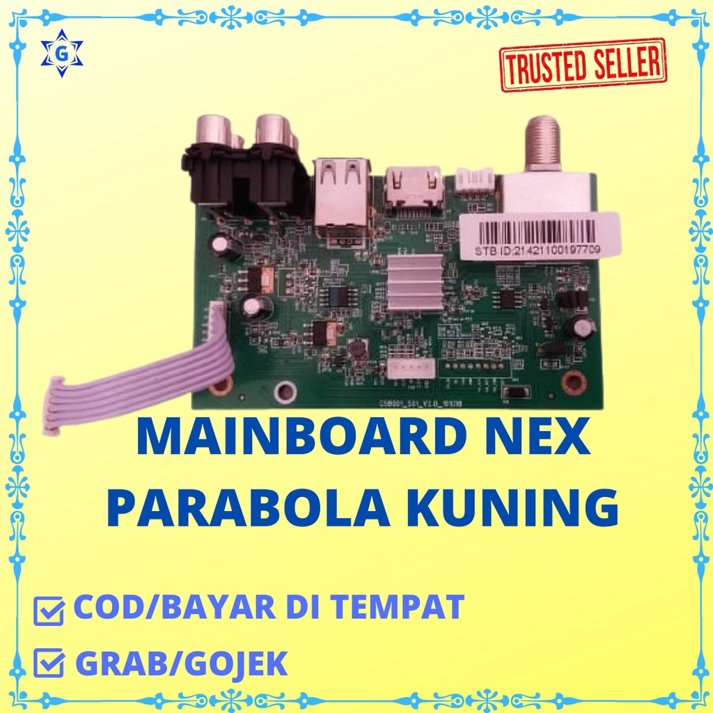 Jual NEX PARABOLA MAINBOARD NEX PARABOLA KUNING/G1 FREE CH 30 HARI ...
