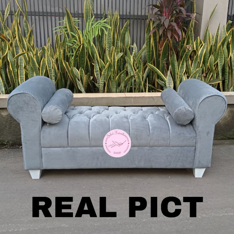 Jual STOOL PANJANG/SOFA CAROL BENCH MINIMALIS/SOFA BENCH STOOL/SOFA ...