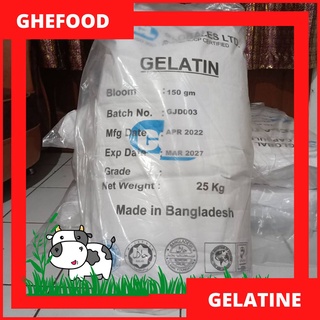 Jual 1 sak (25 Kg) Gelatine Powder/Gelatin Bubuk Sapi Premium Import ...