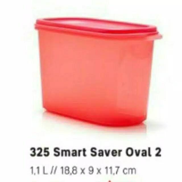 Jual Tupperware Smart Saver Oval tipe 2 - Guava | Shopee Indonesia
