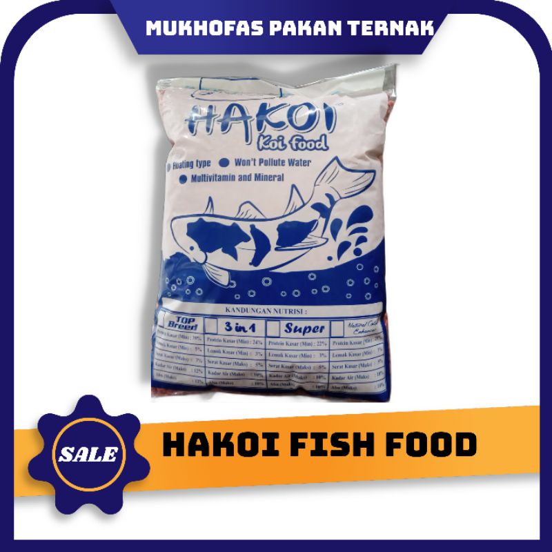 Jual Hakoi Pakan Ikan Koi Pelet Ukuran 3 milimeter | Shopee Indonesia