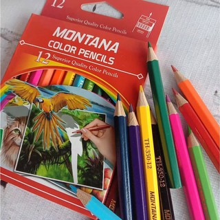 Jual Pensil Warna 12 Warna - Color Pencil - Crayon Kayu - Pewarna ...
