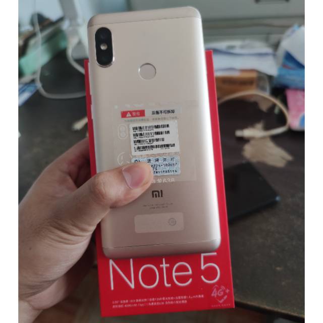 Jual Redmi note 5 4/64gb second mulus fulset | Shopee Indonesia