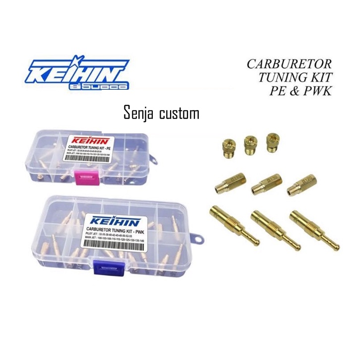 Jual Paket spuyer pilot jet dan main jet set lengkap Karbu PWK PE PWL TIGER karburator | Shopee ...