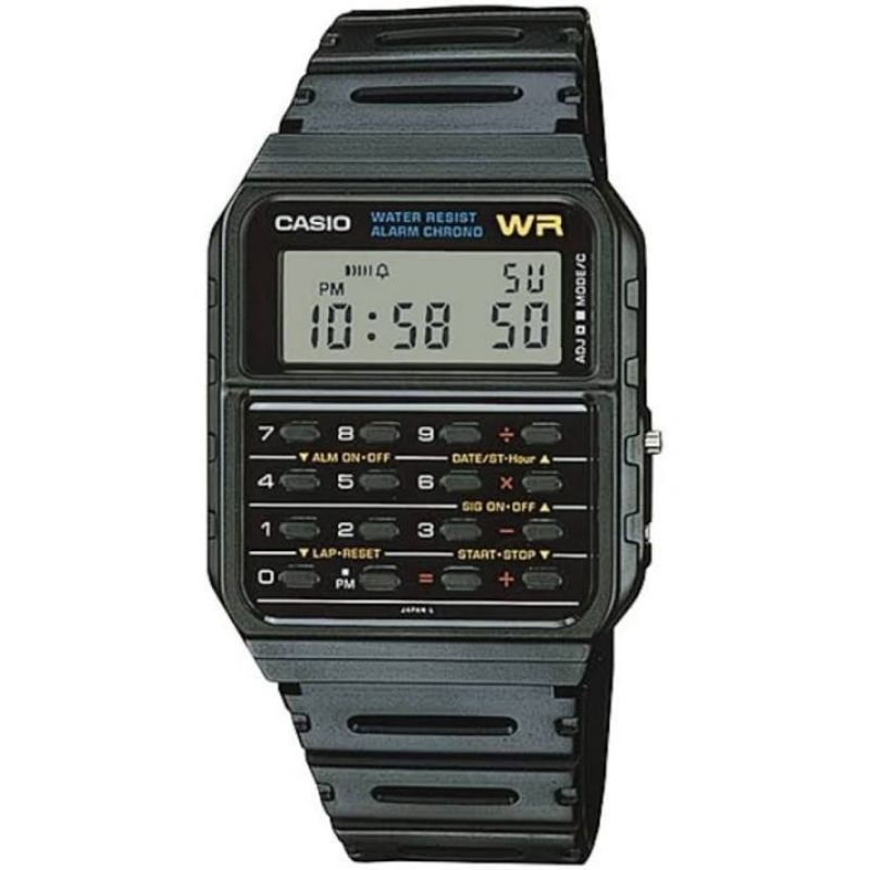 Jual Jam Tangan 100% Original Made in Jepang FItur Calkulator Casio ...