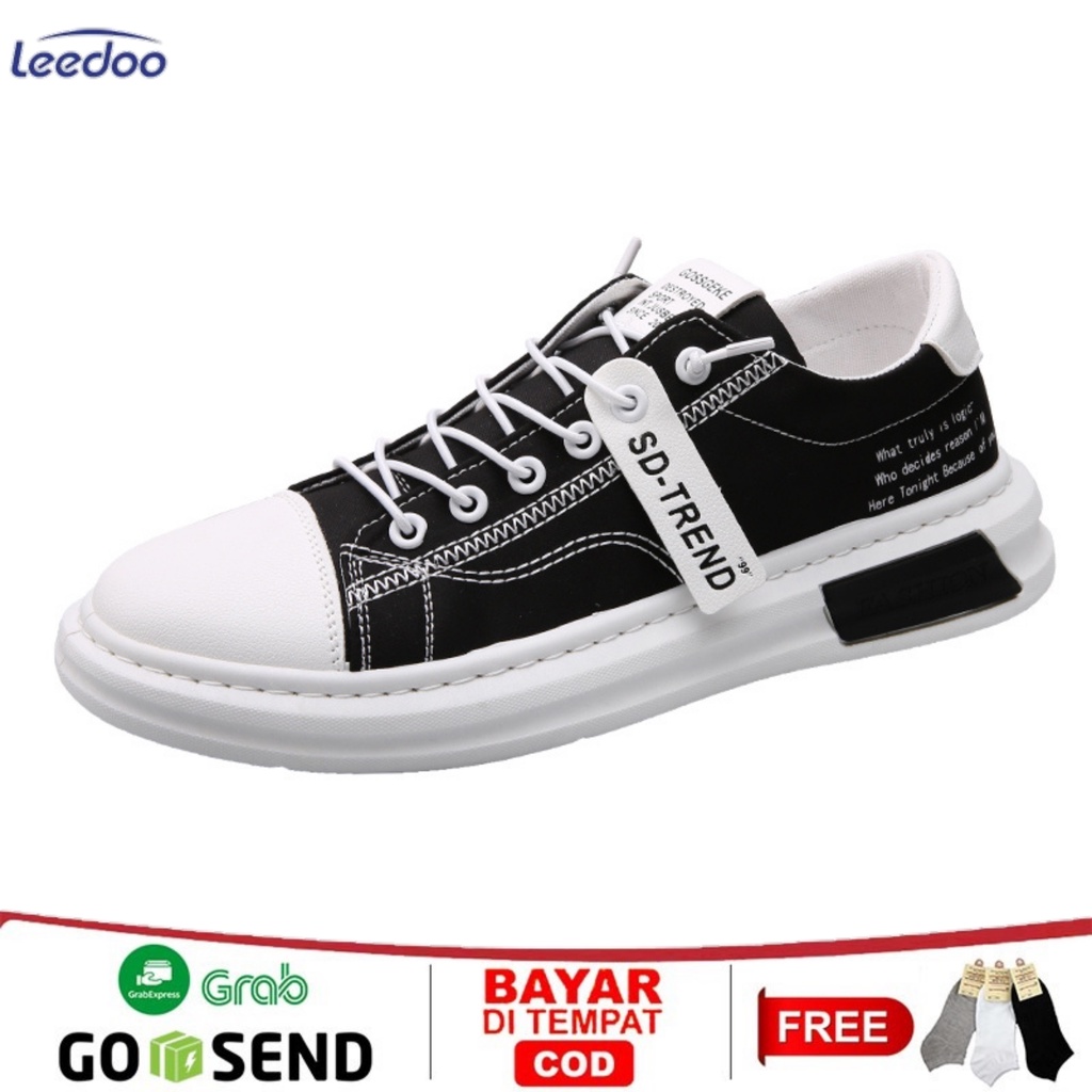 Jual Leedoo Sepatu Sneakers Pira Sepatu Fashion Pria Kasual Sepatu Running Sepatu Tali Casual ...