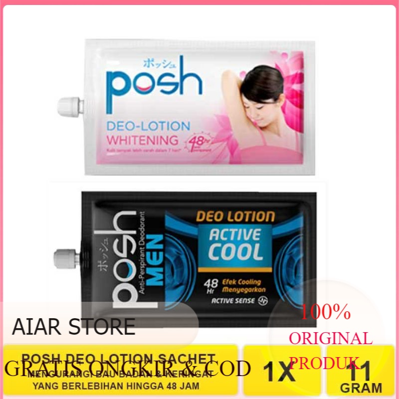 Jual POSH DEO LOTION 1 SASET 11G | Shopee Indonesia
