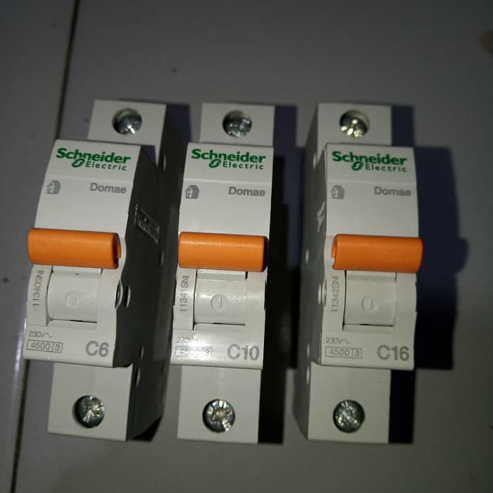 Jual Schneider MCB 1P 6A 10A 16A 20A 4.5KA | Shopee Indonesia