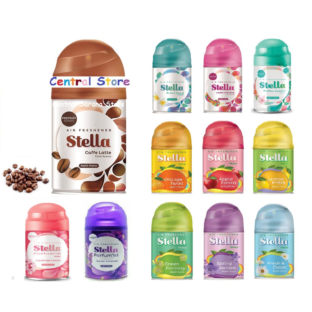 STELLA REFILL Matic Spray 225ml - 15 Variant Terlengkap Pengharum ...