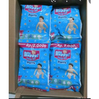 Jual popok renceng baby happy dan mom baby M1, L1 | Shopee Indonesia