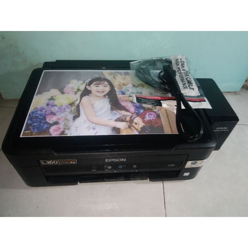 Jual printer Epson L360 (print, scan & copy) second siap pakai ...