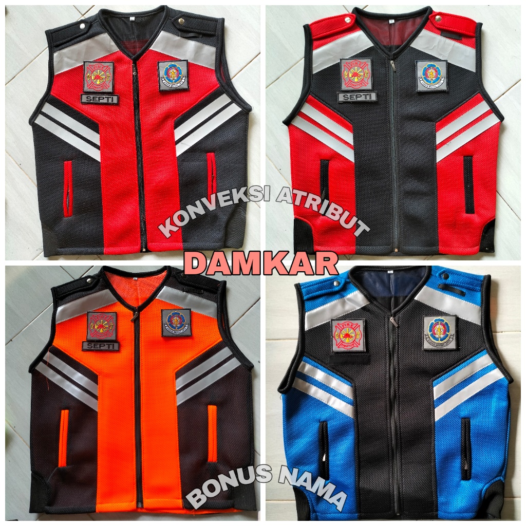 Jual Rompi damkar tebal / rompi pemadam kebakaran | Shopee Indonesia