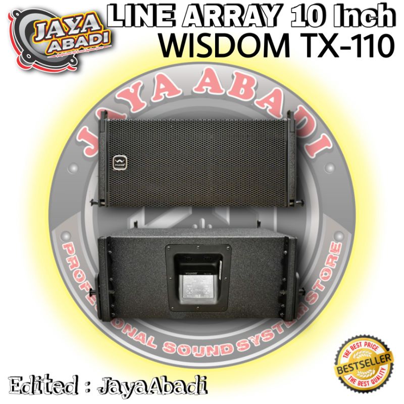 Jual SPEAKER LINE ARRAY 10 SINGLE WISDOM TX 110 ORIGINAL | Shopee Indonesia