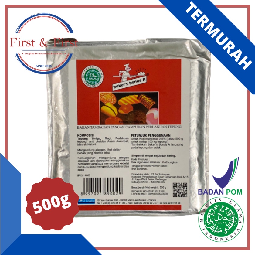 Jual Baker Bonus A 500gr / Peningkat Mutu Roti / Pengembang Indonesia ...