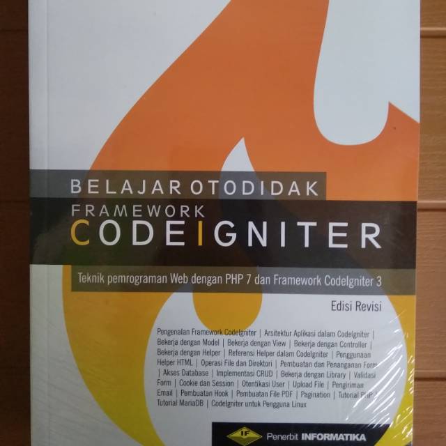 Jual Buku Belajar Otodidak Framework Codeigniter + CD | Shopee Indonesia Jual Buku Belajar Otodidak Framework Codeigniter + CD | Shopee Indonesia