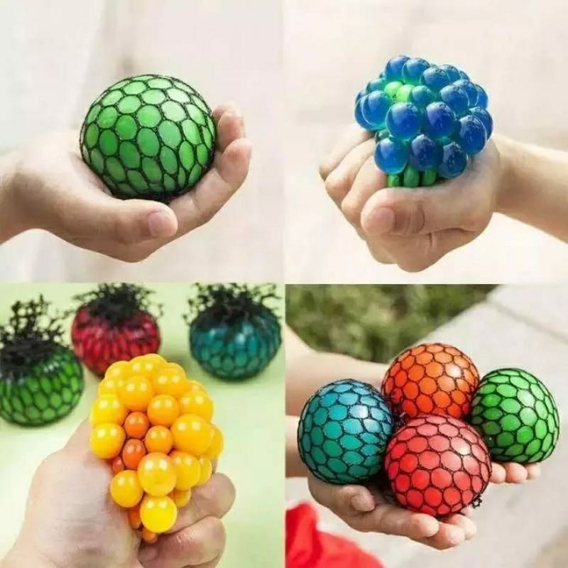 Jual Stress Ball/Squishy Mesh Ball Anti Stress | Shopee Indonesia