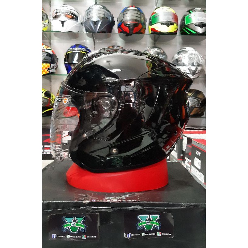 Jual HELM INK DYNAMIC SOLID BLACK GLOSY Indonesia|Shopee Indonesia