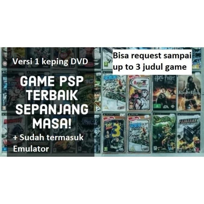 Jual Game PSP + Emulator PC & Android Versi 1 Keping DVD | Shopee Indonesia