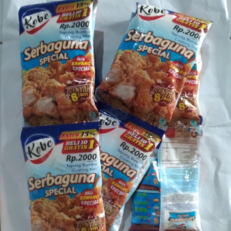 Jual Kobe Tepung Bumbu Serbaguna Special 81 gr 1 renceng | Shopee Indonesia