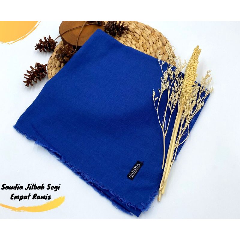 Jual Jilbab Segiempat Biru BCA/Biru Turkis Saudia | Shopee Indonesia