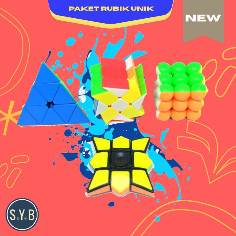 Jual PAKET RUBIK UNIK SET LENGKAP UNTUK KADO PENGGEMAR RUBIK | Shopee ...