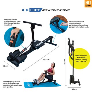 Jual HIT Rowing King - Rowing Machine/Mesin Olahraga Duduk Dayung ...