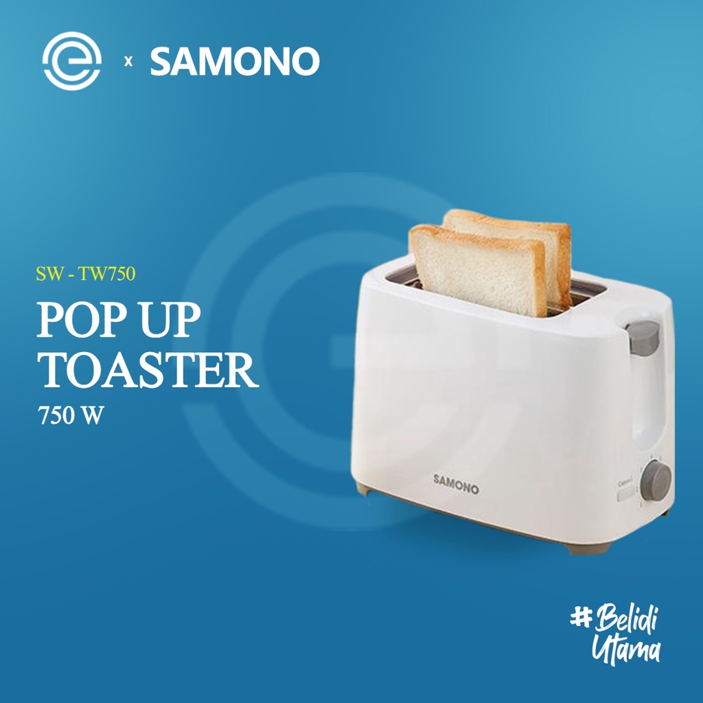 Jual SAMONO Pop Up Toaster / Pemanggang Roti - SW - TW750 | Shopee ...