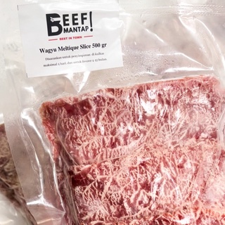 Jual Beef Slice Wagyu Meltique Slice 500 Gr (2mm) | Shopee Indonesia