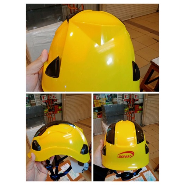 Jual HELM SAFETY/SAFETY HELMET LEOPARD LPHL 0356 WARNA KUNING | Shopee ...
