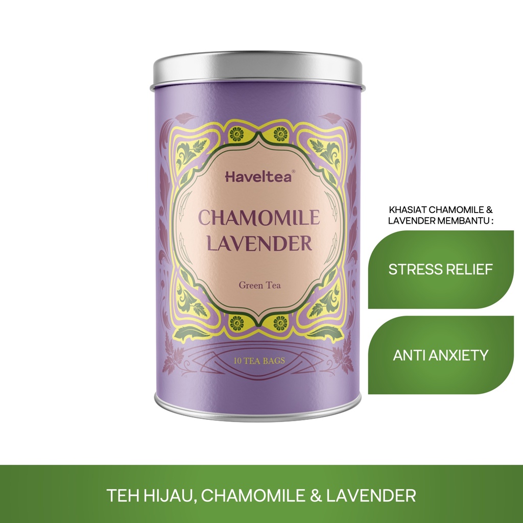 Jual CHAMOMILE LAVENDER | Big Tin | Haveltea | Floral Green Tea ...