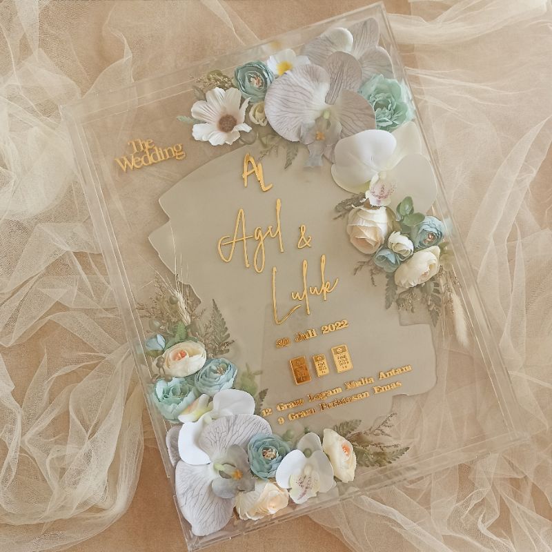 Jual Mahar Luxury Botanical Mahar Tetes Air Mahar Pernikahan Mahar ...