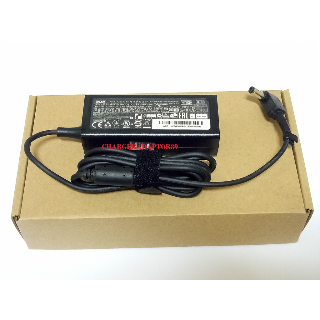Jual Original AC Adaptor ACER 19V 2.37A PA-1450-26, ADP-45HE B/ 5.5*1.7mm Acer Aspire ES1-512 ES ...