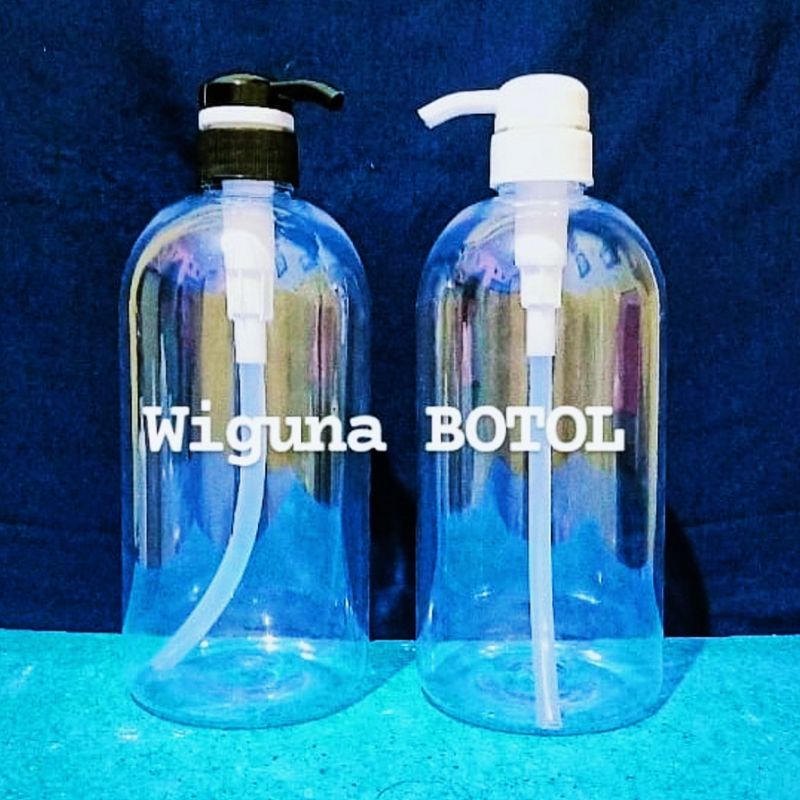 Jual Botol Pump 1 Liter / Botol Pump 1000ml / Botol handshop 1 Liter ...