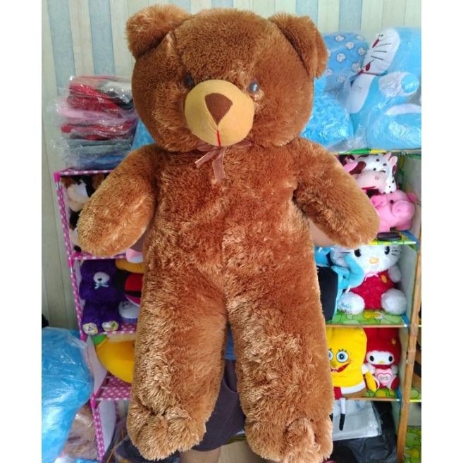 Jual BONEKA BERUANG JUMBO COKLAT 92CM | Shopee Indonesia