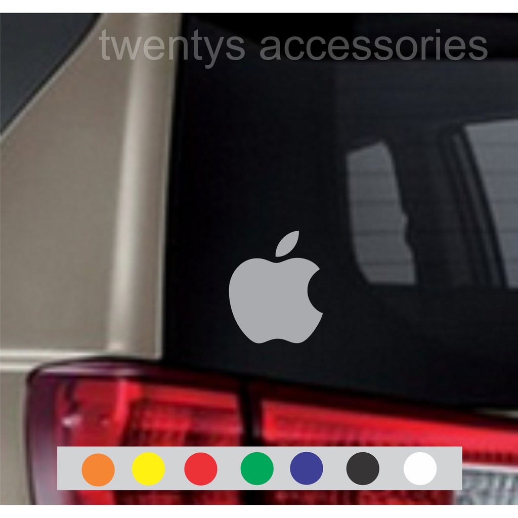 stiker logo apel sticker mobil stiker cutting | Shopee Indonesia