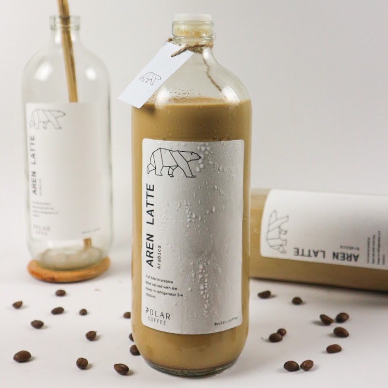Jual AREN LATTE 1 Liter - POLAR COFFEE /Kopi literan - es kopi susu ...