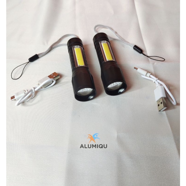 Jual Lampu Senter Camping Satpam Swat Police Mini Zoom Baterai Tanam ...