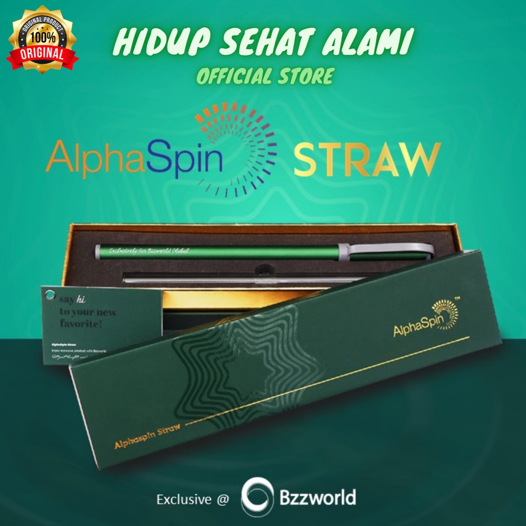 Jual NEW AlphaSpin Straw ORI (Sedotan AlphaSpin) | Shopee Indonesia