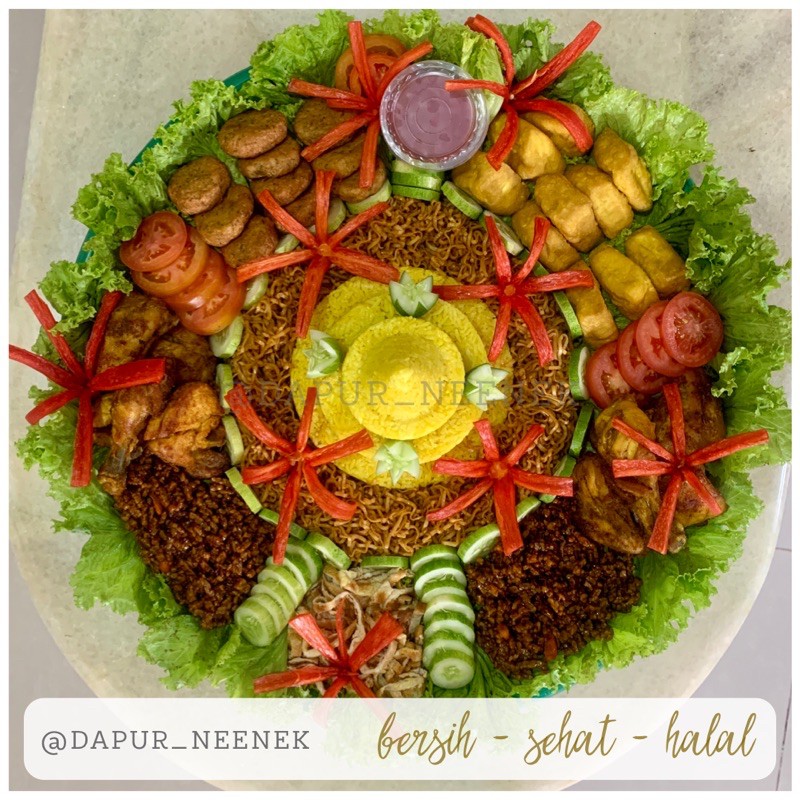 Jual Tumpeng Nasi Kuning Besar 10-12 orang Indonesia|Shopee Indonesia