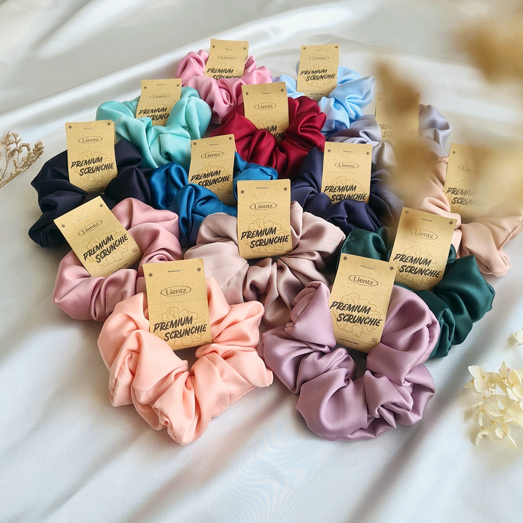 Jual [PREMIUM] Ikat Rambut Scrunchie, Cepol Hijab | Shopee Indonesia